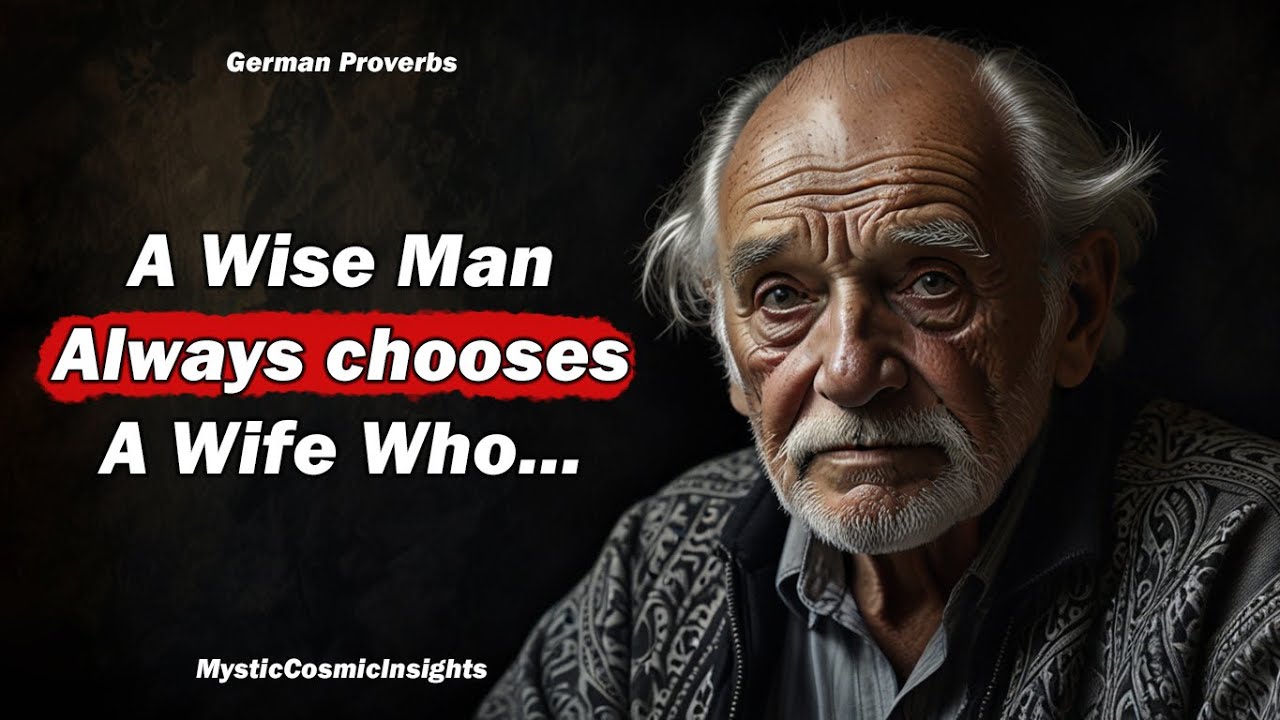 Short but Very Deep German Proverbs and Sayings. Great Germany Wisdom ...