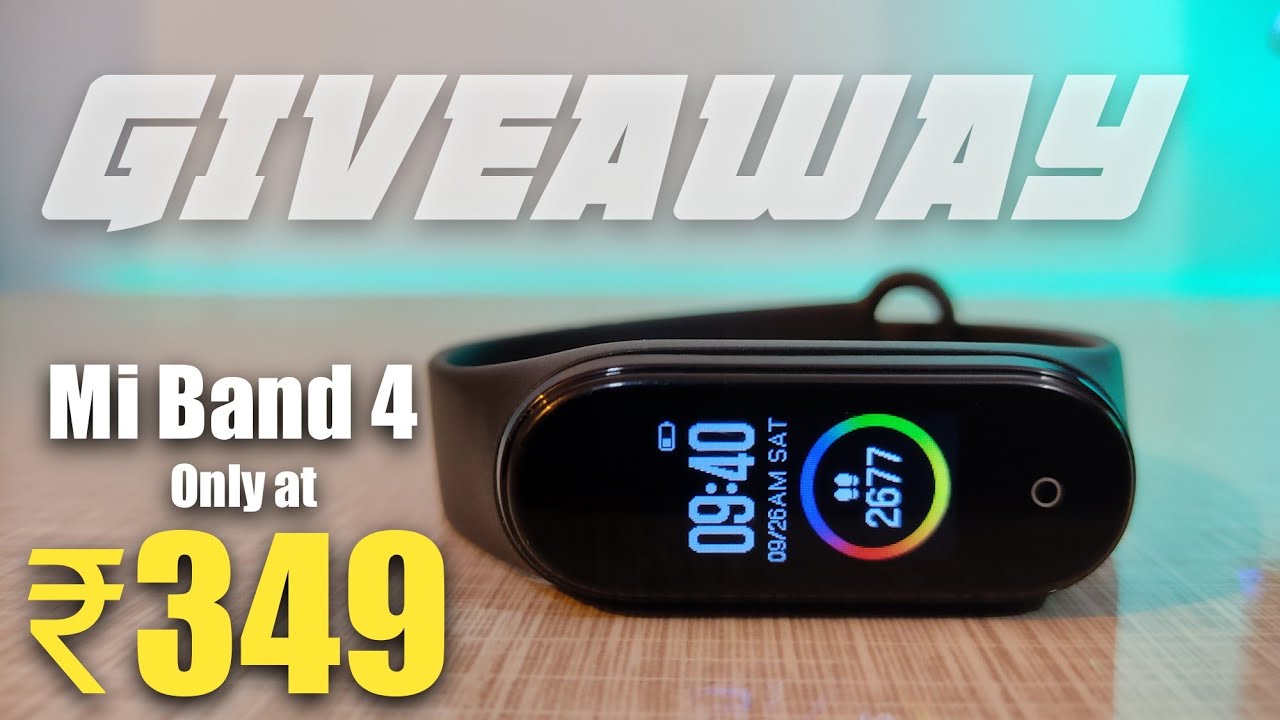 Mi Band 4 Clone @ Rs 349 Only 😮 GIVEAWAY | Unboxing and Review - YouTube