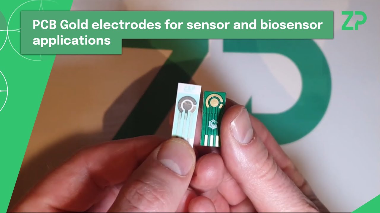 PCB Gold electrodes for sensor and biosensor applications - YouTube