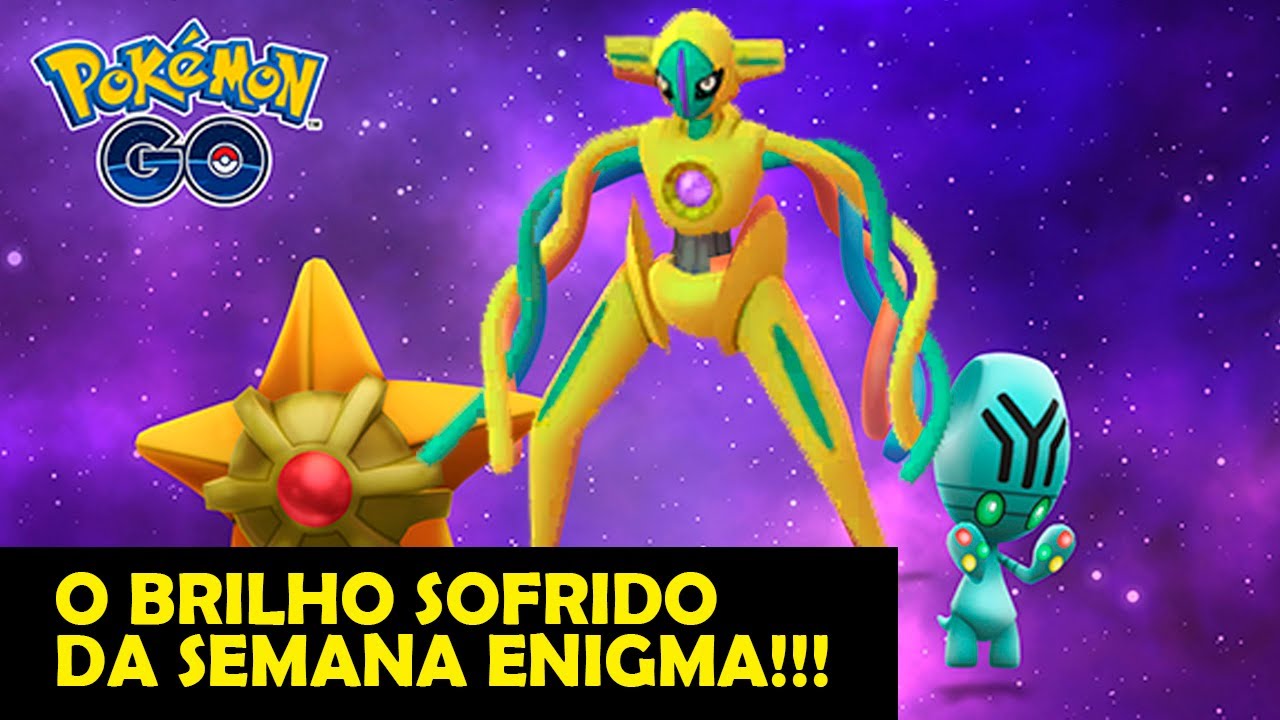 POKEMON GO - O brilho sofrido no final do evento da semana enigma ...
