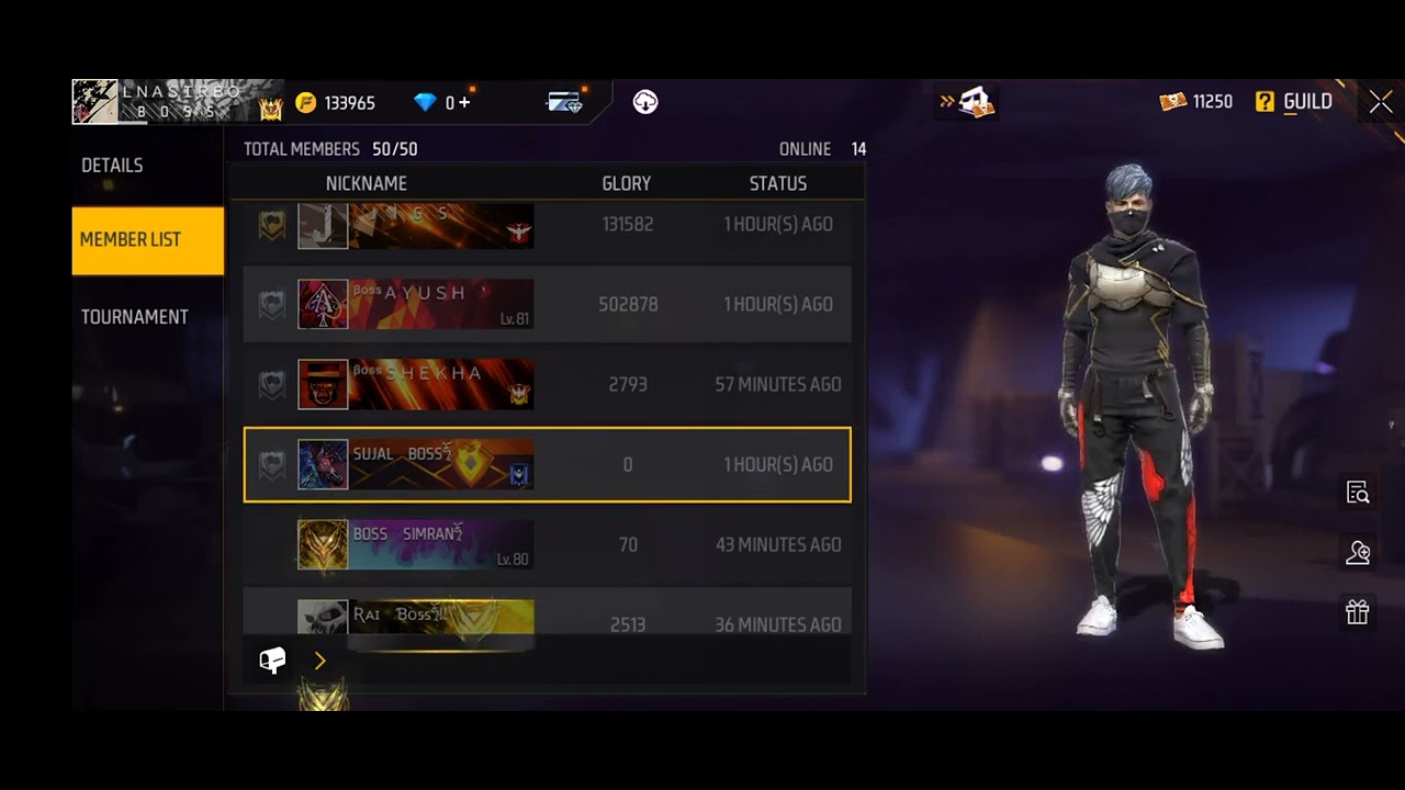 I am coming Boss guild B2L NASIR GAMING subscribe Karo and Boss guild ...