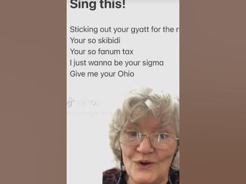 Grandma sings sticking at your gyatt for the rizzler 🤣💀 - YouTube