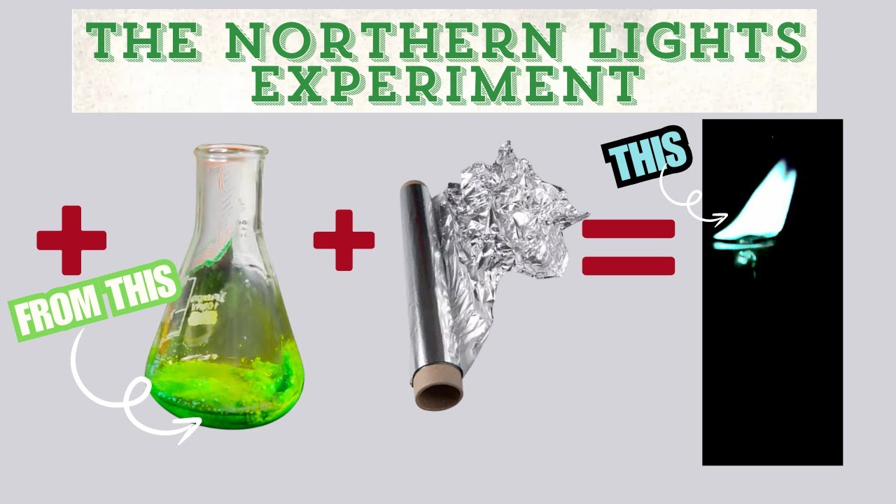 Northern lights - Science Experiment - YouTube