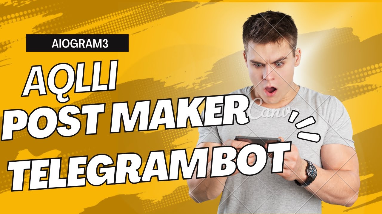 Aqlli Post Bot | Post Maker Telegram Bot | Aiogram3 - YouTube