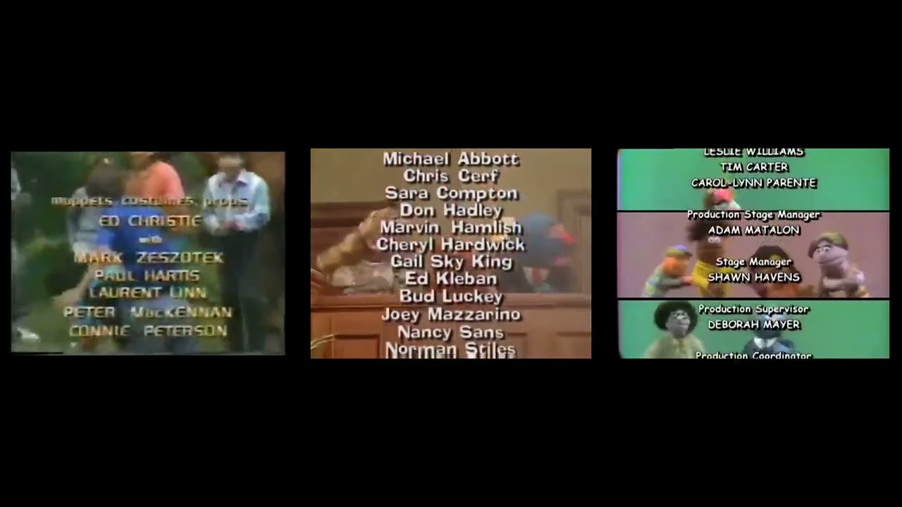 Sesame Street Remix Credits With Barney Live In New York City! - YouTube