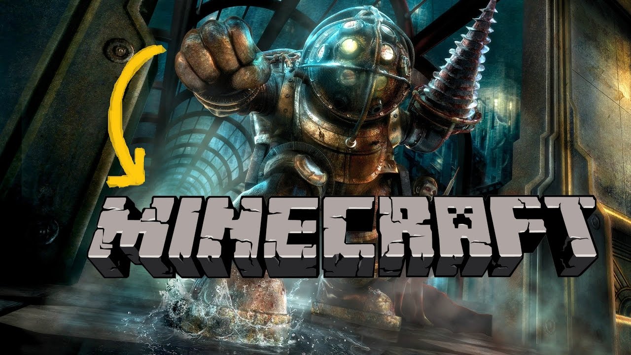 Minecraft/ how to make Big Daddy suit from Bioshock - YouTube