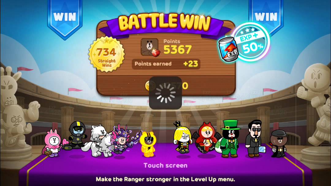 LINE RANGERS Battle (rank 209) 7/31 by CONY - YouTube