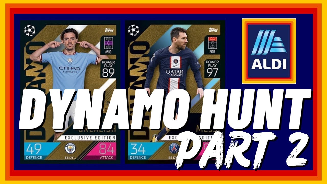 Opening 18 Packs Of MATCH ATTAX! Hunting for the Aldi Exclusive DYNAMO ...