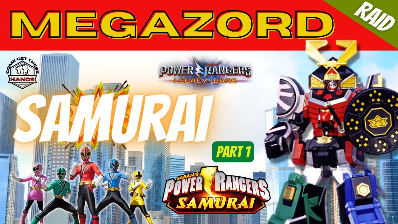 Power Rangers Legacy Wars Samurai Megazord Solo Megazord Raid Gameplay ...