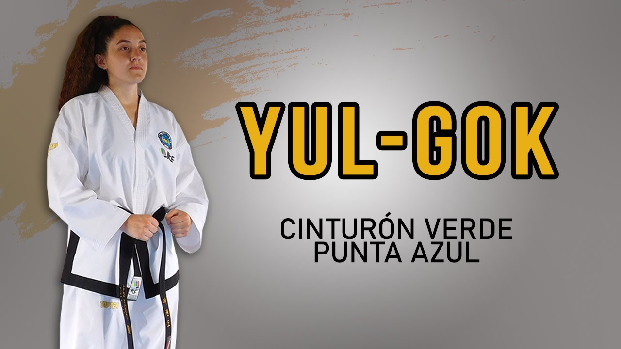 FORMA YUL GOK | Tul de cinturon verde punta azul - TAEKWON-DO ITF (ATRA ...