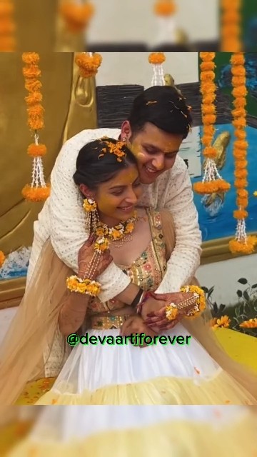 Haldi Ceremony || Dev Joshi ️ Aarti Kharel || Dev Aarti Forever - YouTube