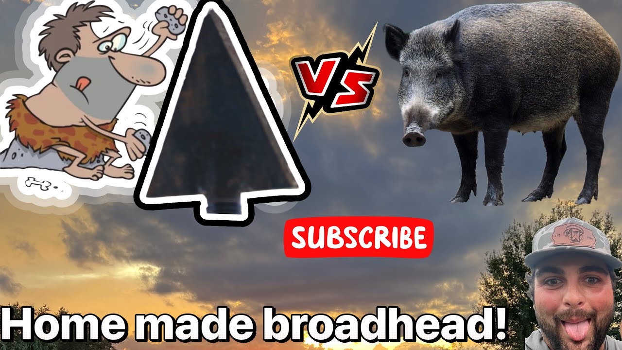 Homemade broadhead VS feral hogs. Bow hunting in Central Florida!! - YouTube