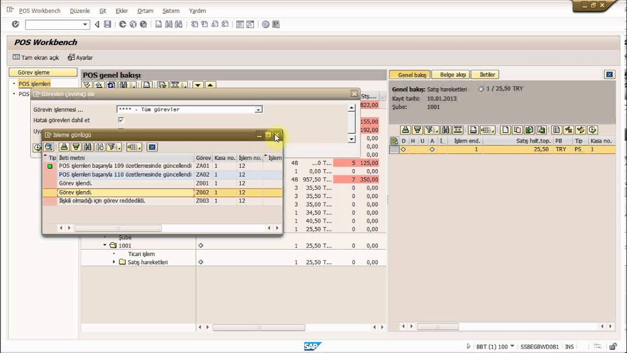 SAP POSDM Retail Entegrasyon - YouTube