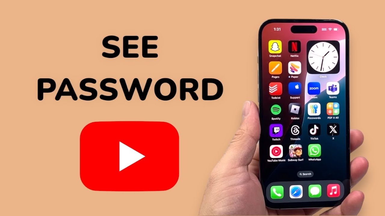 How To See Your Password on YouTube? - YouTube