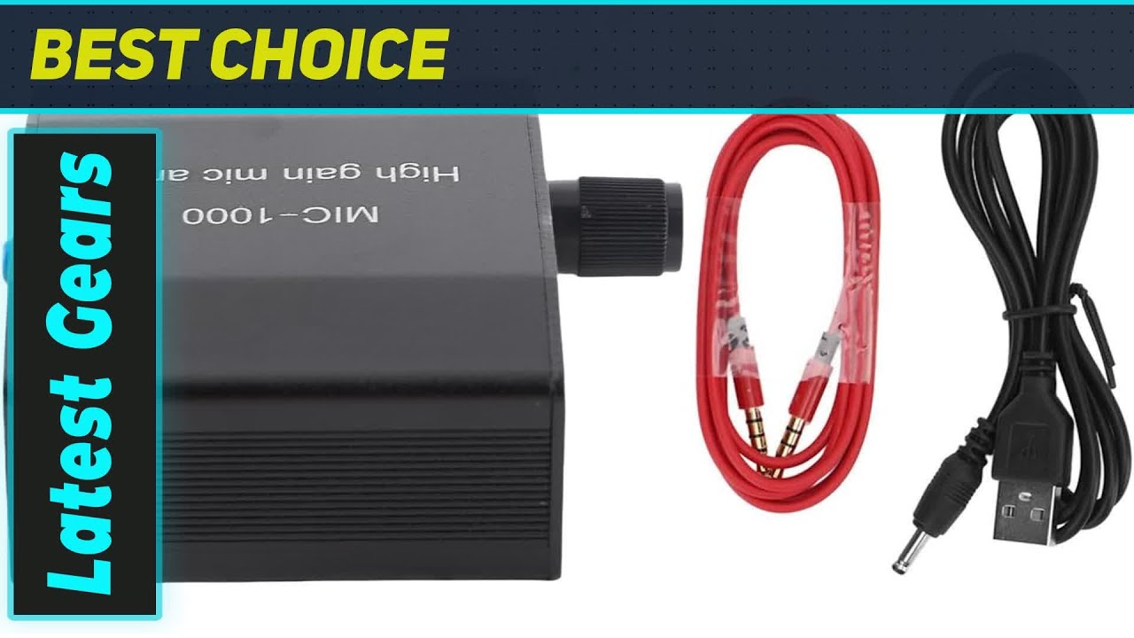 `DC 5V Microphone Amplifier: The Ultimate 1000x Audio Boost! - YouTube