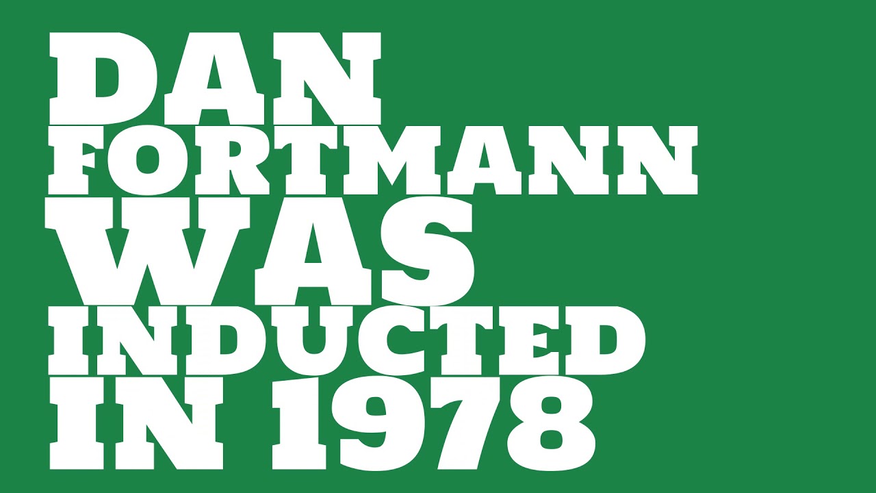 When was Dan Fortmann inducted into the College Football Hall of Fame ...