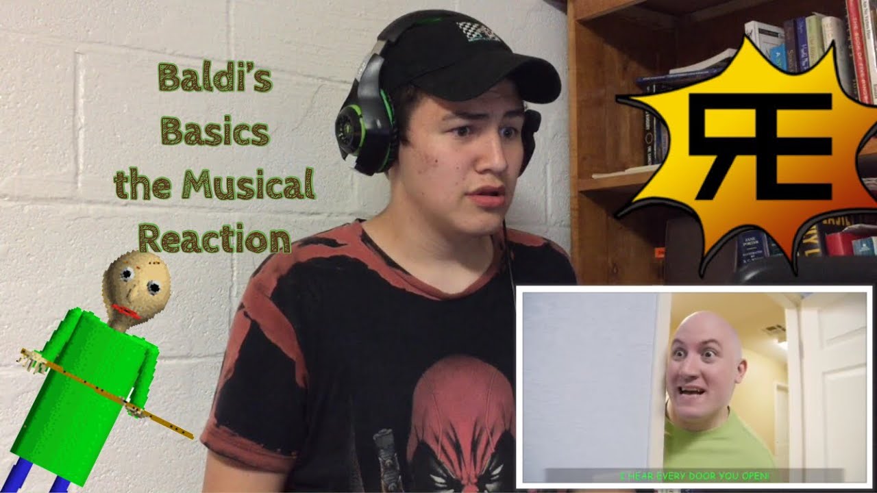 Clayton Reacts to Random Encounters Baldi’s Basics the musical (Live ...