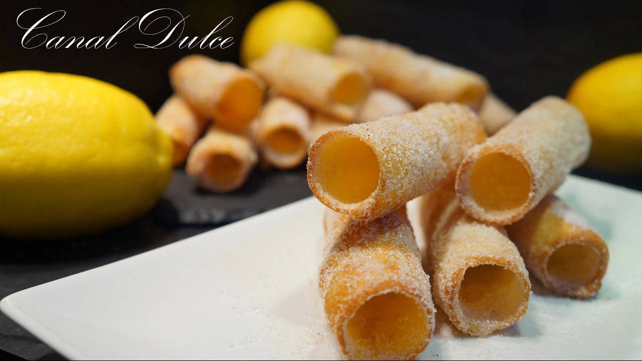 BARQUILLOS RECETA MUY FÁCIL Y ECONÓMICA - YouTube