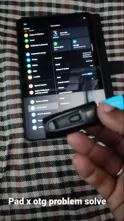 realme pad x OTG problem solved. #realmepadx #padx - YouTube