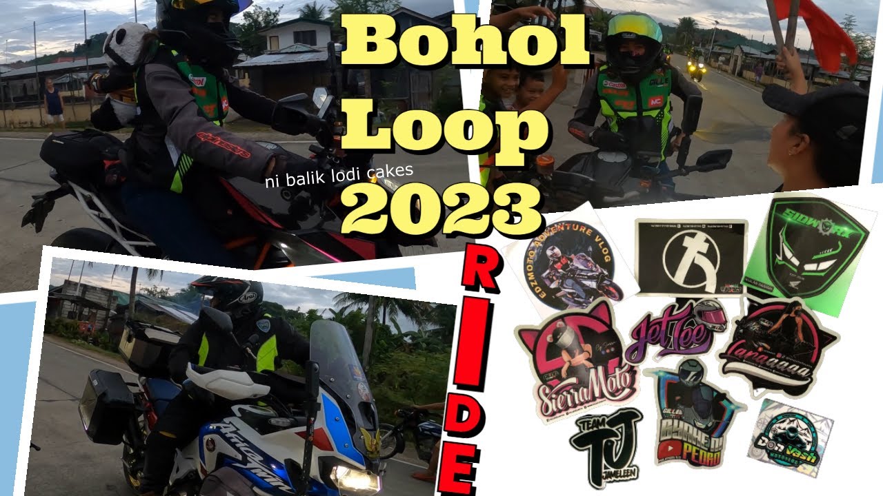 BOHOL LOOP 2023 | TEAM JET LEE + STICKERS | BOHOL - YouTube