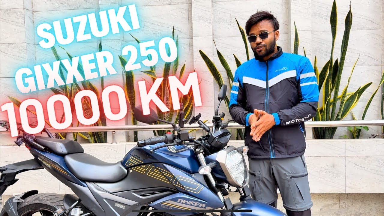 Suzuki Gixxer 250CC-10000 Km Riding Experience - YouTube