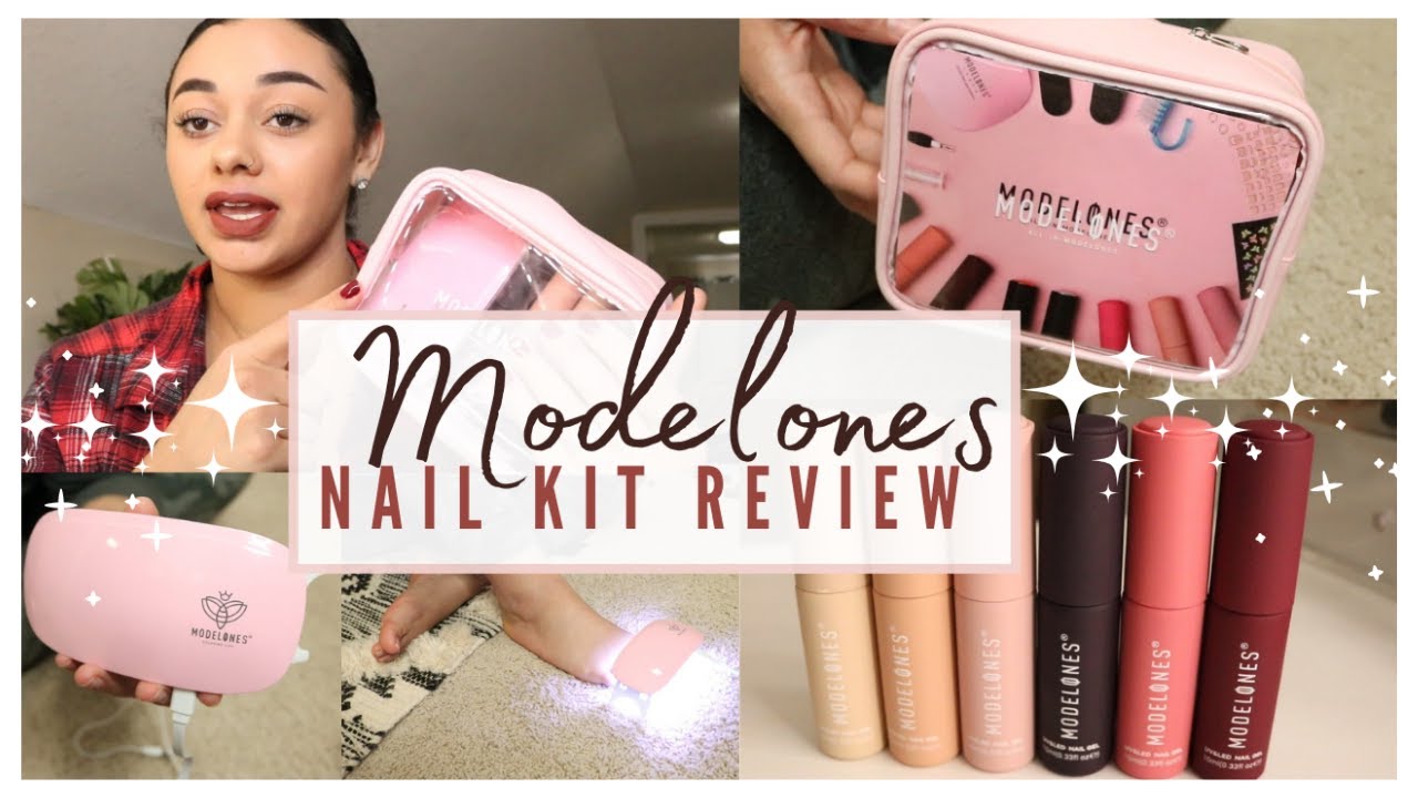 Modelones gel nail polish starter kit (Review + tutorial) - YouTube