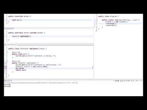 Java Tutorial: Interface extends Another Interface - YouTube