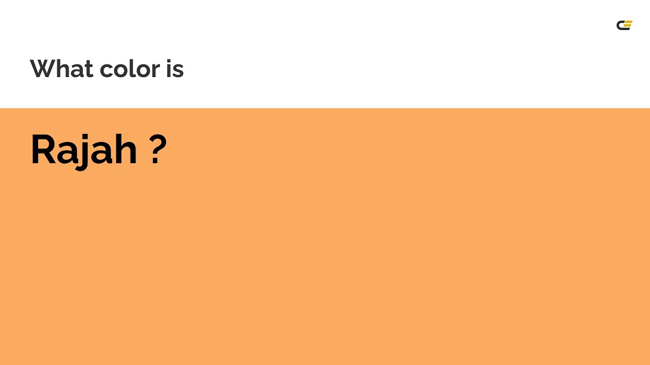 Rajah color #fbab60 hex Cool Orange color fbab60 - YouTube