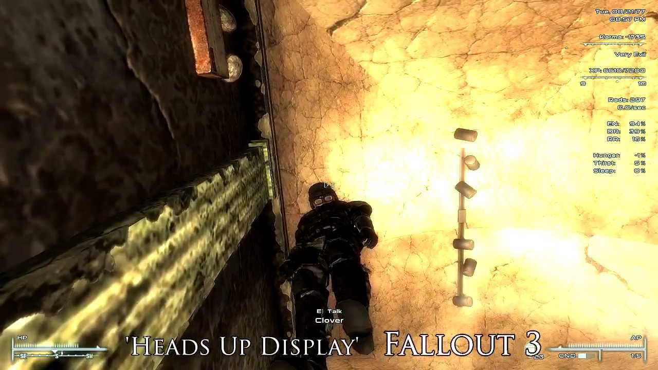 Fallout 3 Heads Up Display - YouTube