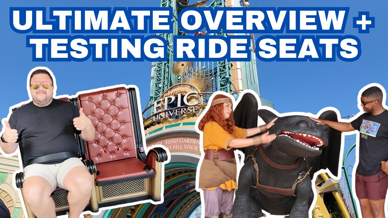 Epic Universe | Ultimate Full Overview + All Test Seats + Nausea ...