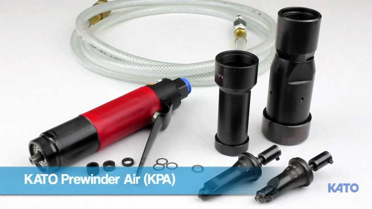 KATO Prewinder Air (KPA) - For Tangless & Helicoil inserts - YouTube