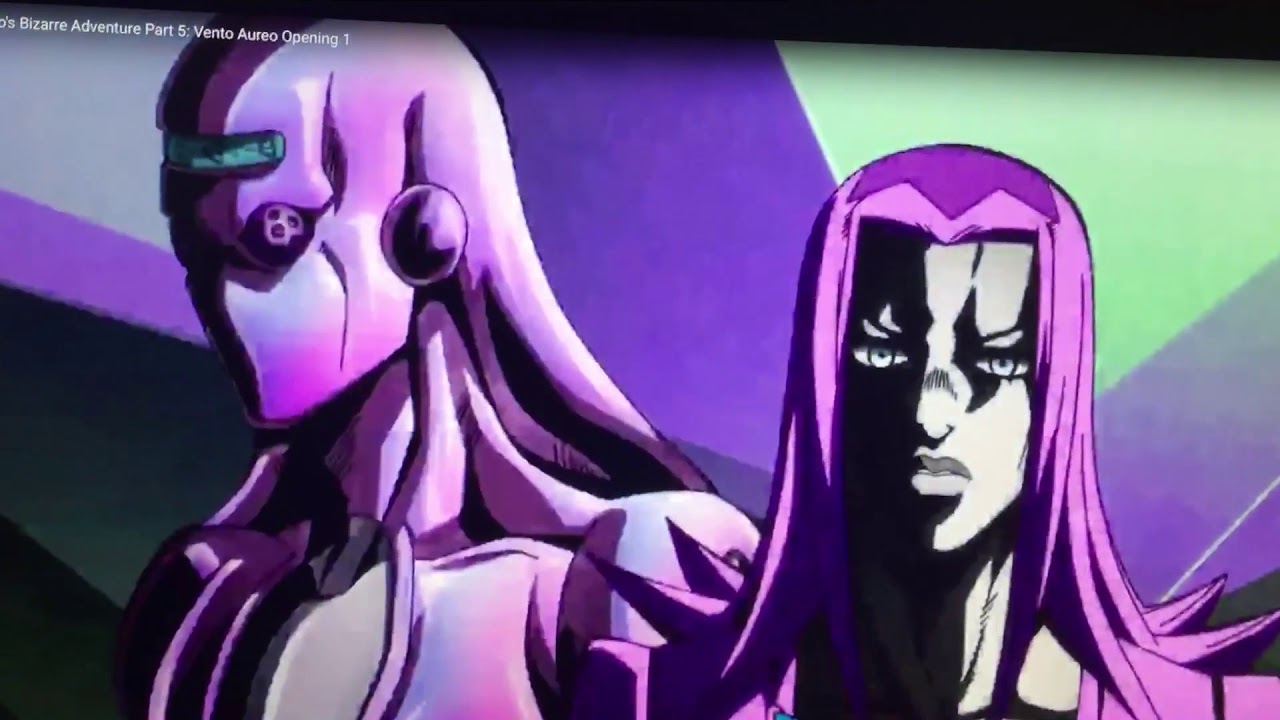 Jojo part 5’s opening: fighting gold review - YouTube