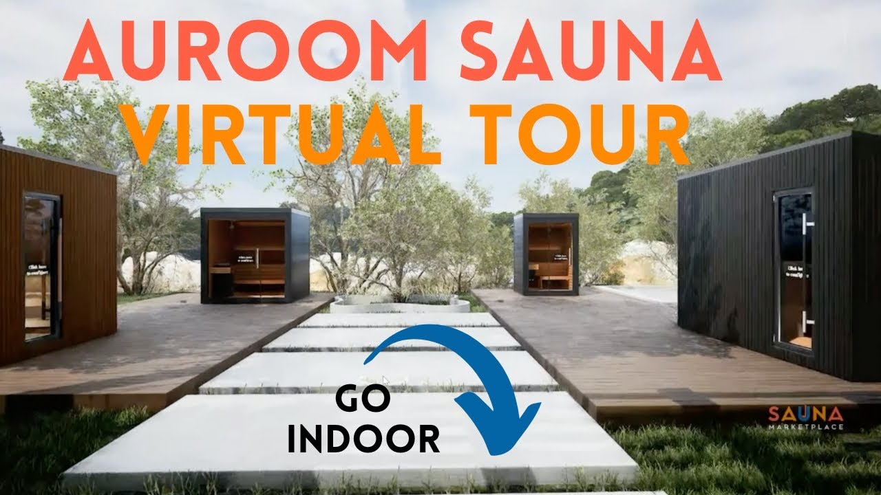 Auroom Sauna Virtual Tour with Sauna Marketplace - YouTube