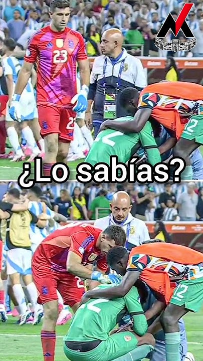 ¡El gran gesto del Dibu Martínez con el arquero Alexander Domínguez! 🧤⚽️ - YouTube