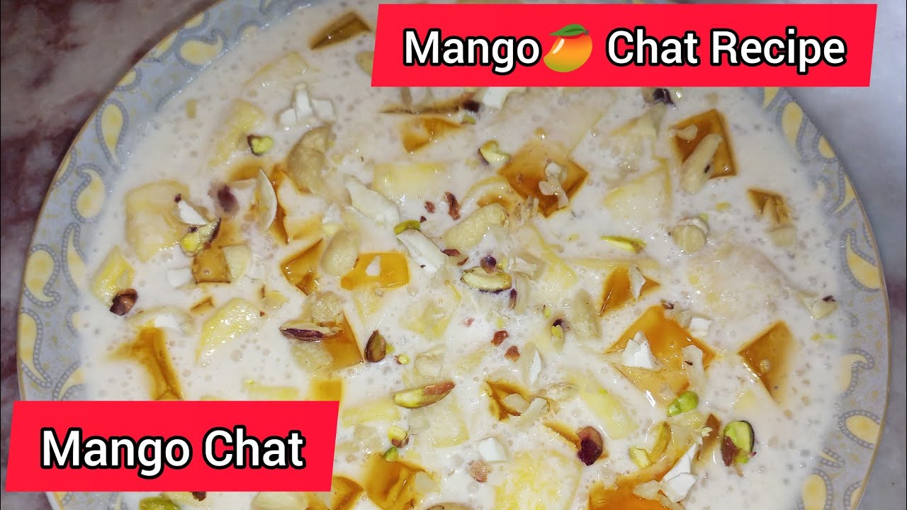 Mango Chat recipe by Aiza Cooking Channel || Mango and Sabo dana - YouTube