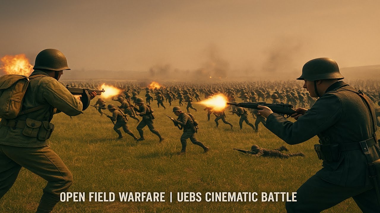 1 Million US Soldiers vs 1 Million German Army – Open Field Warfare ...