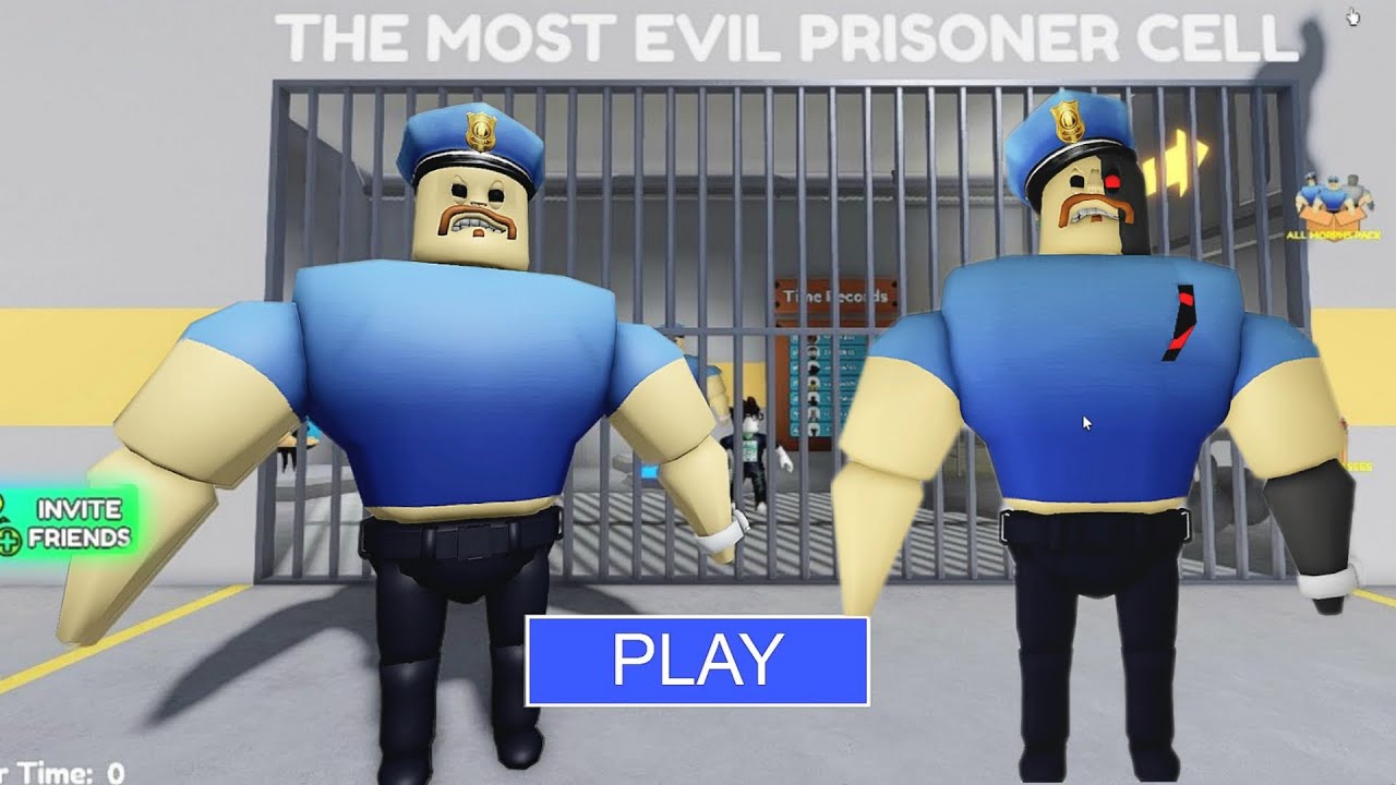 STRONGMAN BARRY'S PRISON RUN Obby New Update Roblox All Bosses Battle Walkthrough FULL GAME # ...