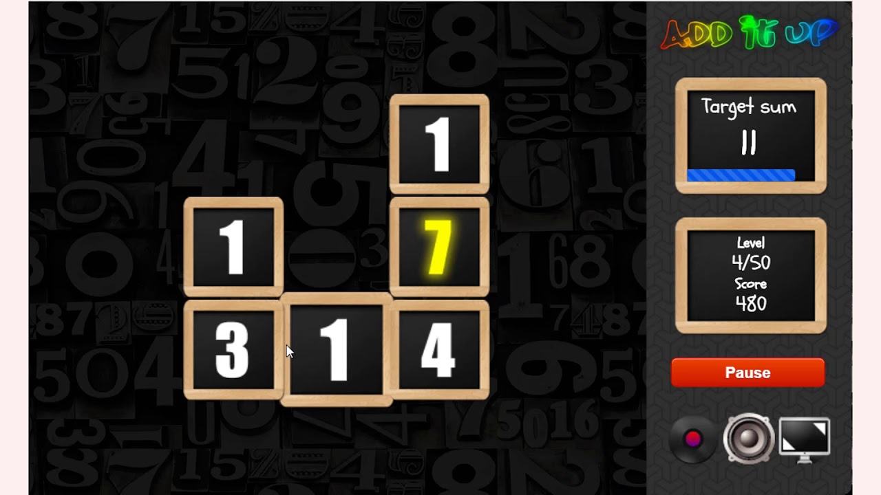 How to play add it up game | Free online games | MantiGames.com - YouTube