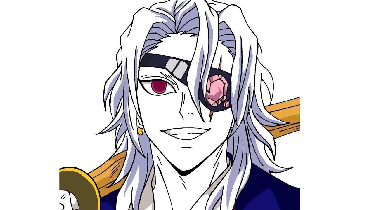 How To Draw Tengen Uzui | Step by Step | Demon slayer |Anime Artist ...