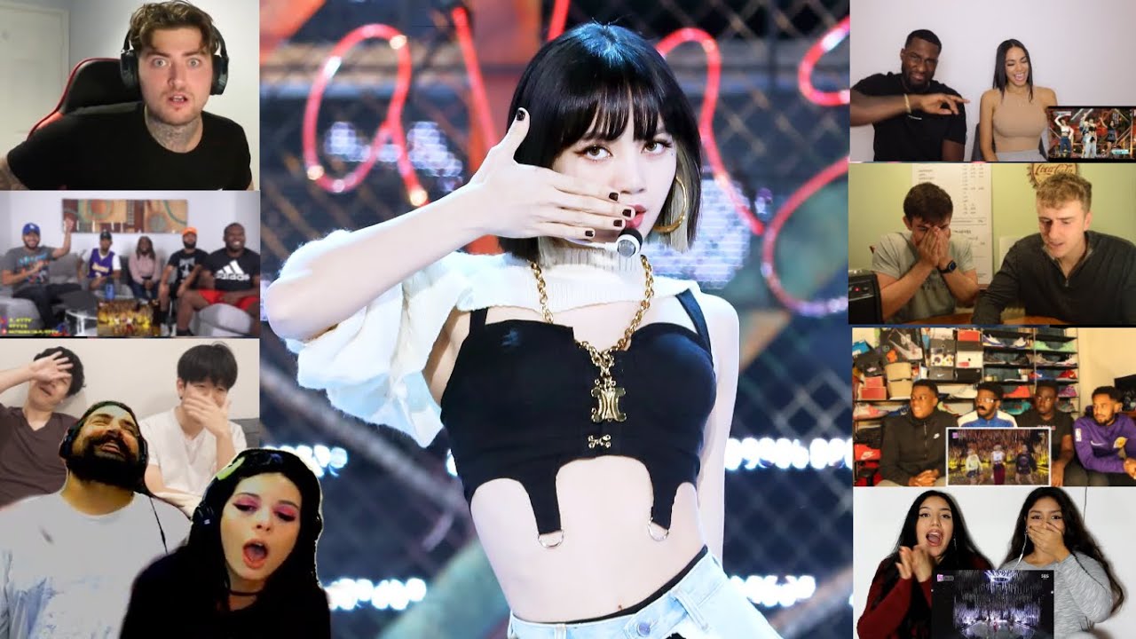 LISA REACTION - 'Pretty Savage' Live Performance - YouTube