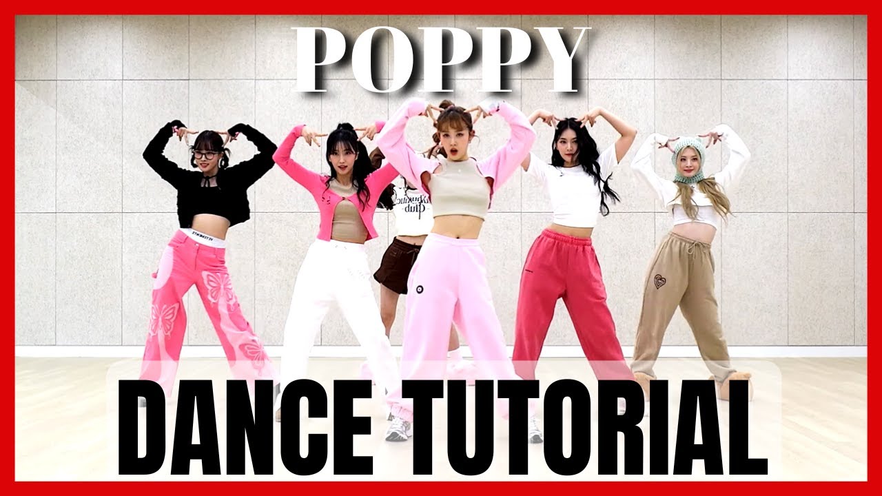 STAYC - 'POPPY' Dance Practice Mirrored Tutorial (SLOWED) - YouTube