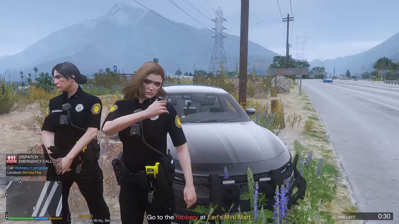 Gta 5 Lspdfr Playing As A FHP Female Trooper - Highway Early Morning ...