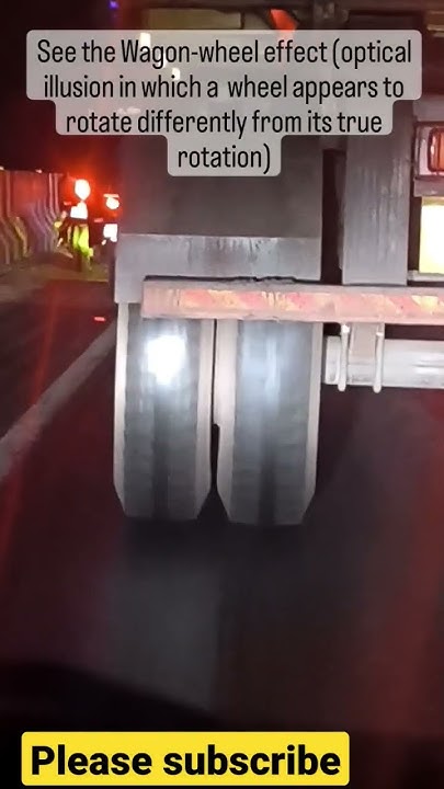 Wagon Wheel effect Optical Illusion I spotted on Indian roads ...