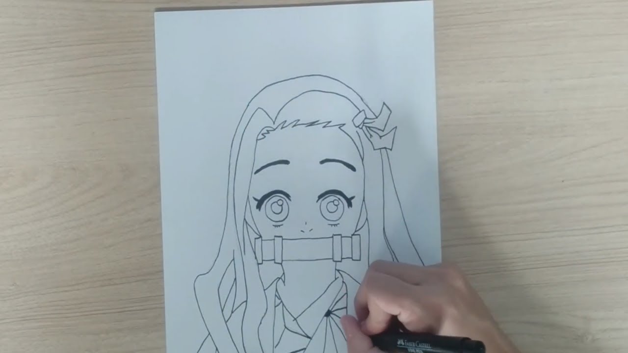 How To Draw Nezuko Kamado (Demon Slayer: Kimetsu no Yaiba) - YouTube