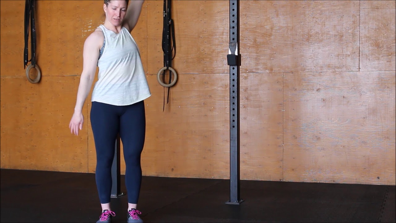 Dynamic arm warm up - YouTube