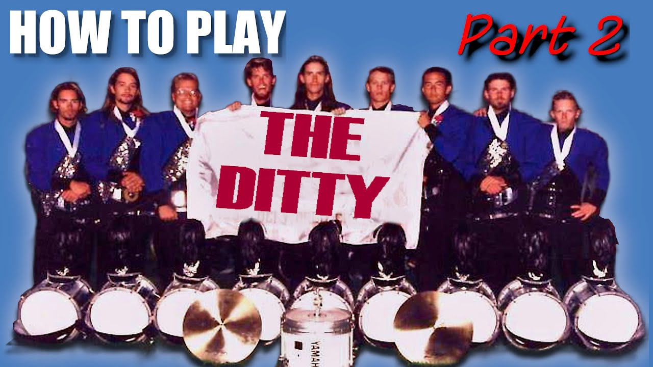 How to Play The Ditty Blue Devils 1994 Drumline Part 2 - YouTube