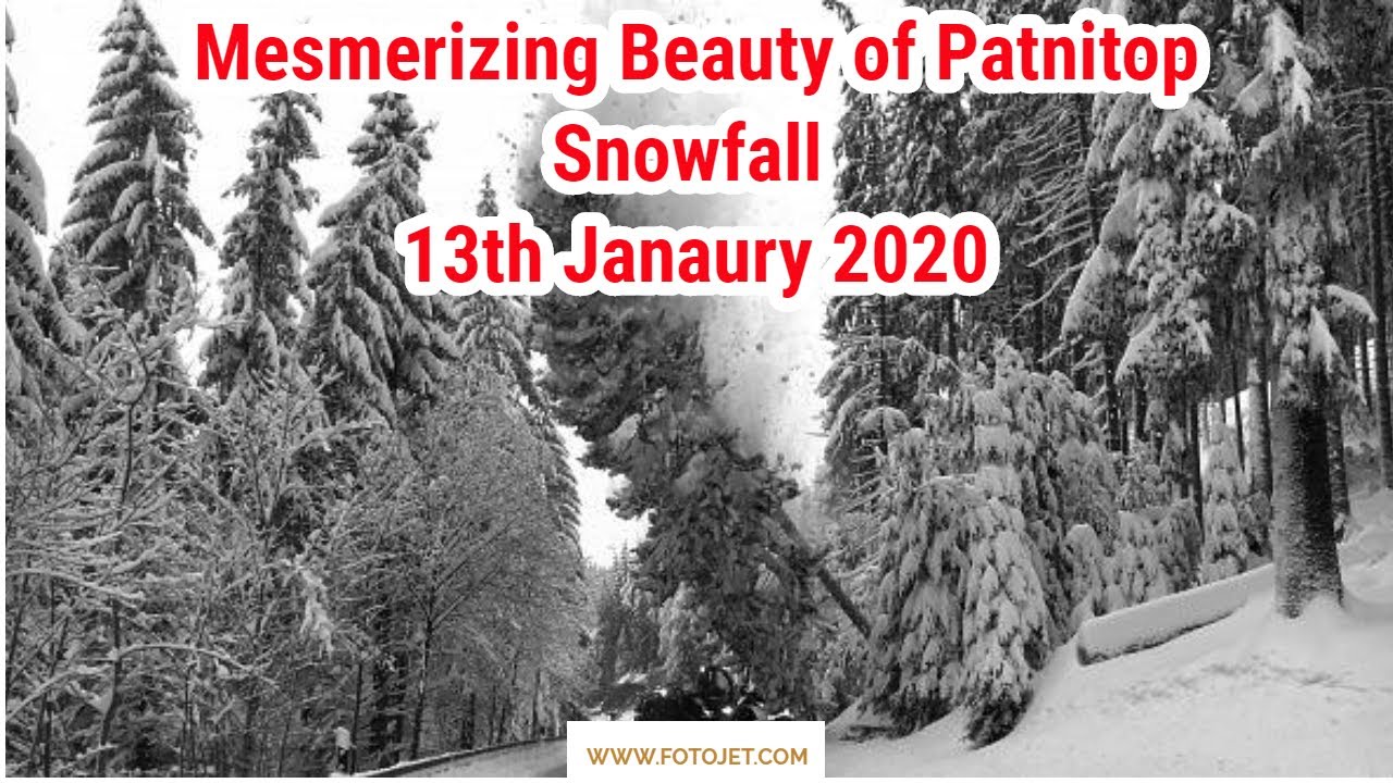 Patnitop on 13th Jan 2020 II Snowfall II Perfect Weather II #Travel ...