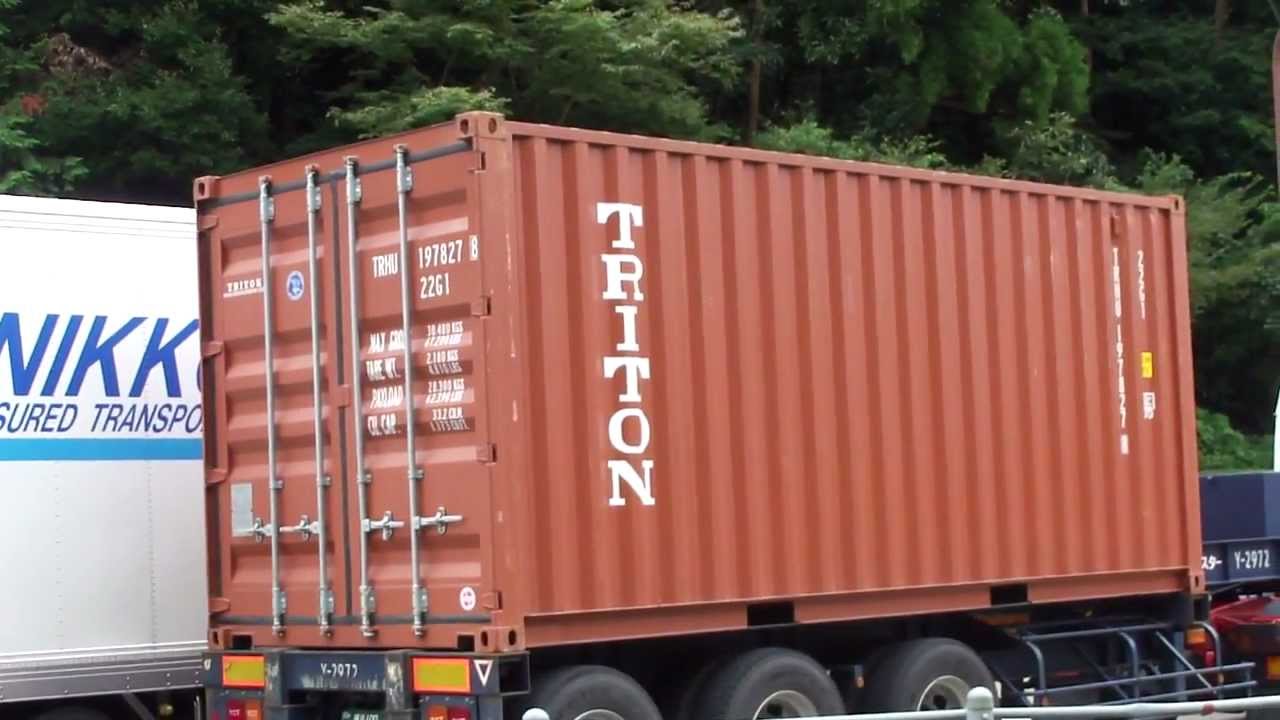国際海上コンテナ CONTAINER TRITON TRHU 197827 8 22G1 - YouTube