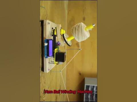 Yarn Ball Winding Machine Using Arduino UNO #arduinoproject #shorts - YouTube