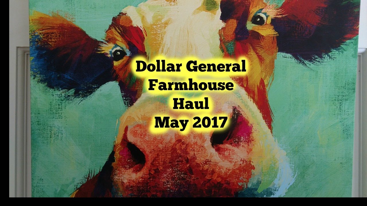 Dollar General Farmhouse Decor Haul May 2017 - YouTube